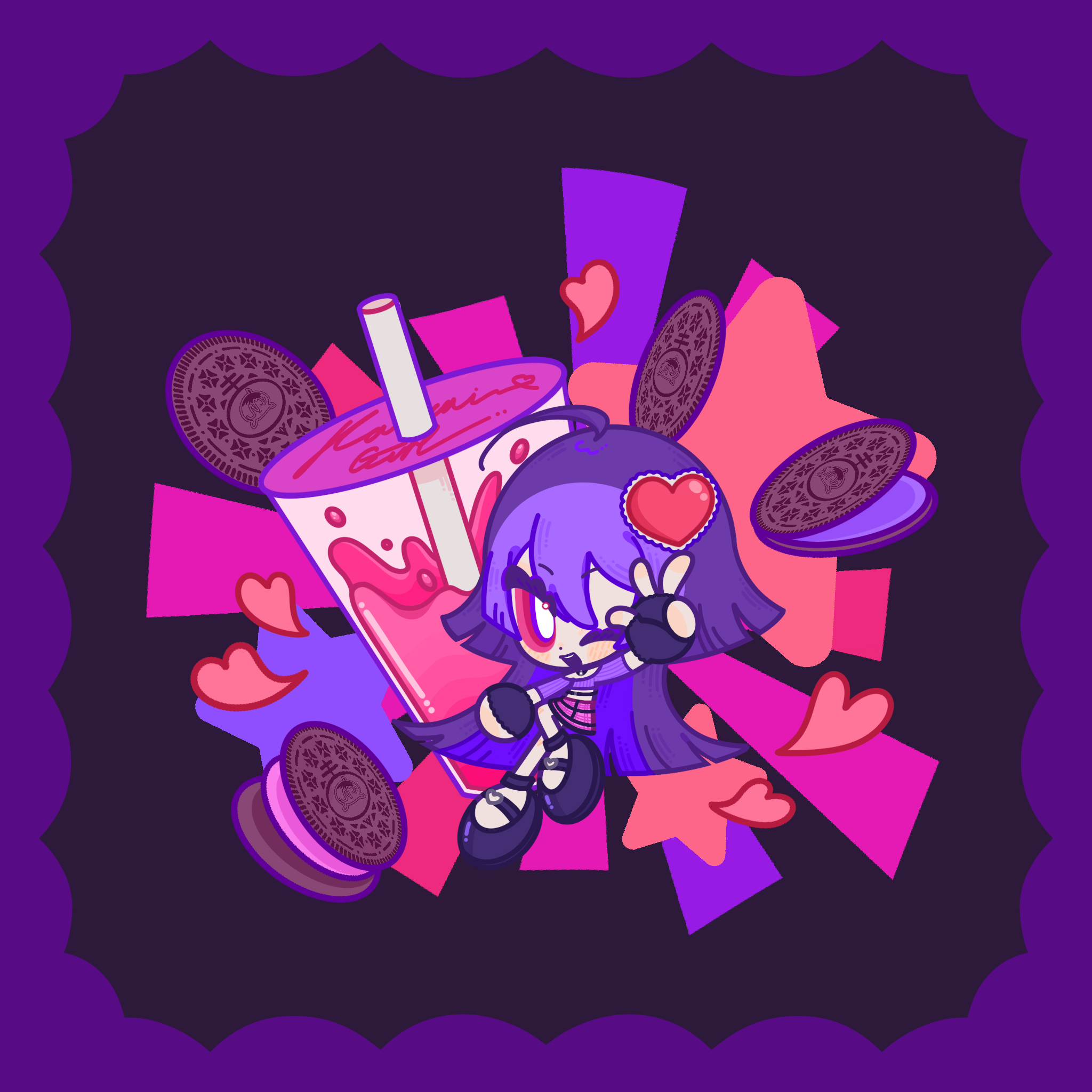 Smol chibi (monoline / crayon) · Hoạ sĩ beam_eat.bean · Chibi | Dreamerly